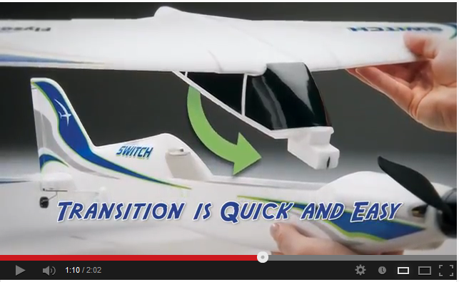 Video: Flyzone Mini-Switch 2 in 1 Sport EP