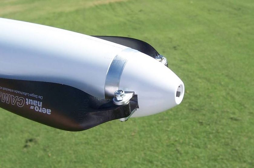 Esprit Models Aeronaut White Turbo Spinners for 2-Blade Folding Propellers