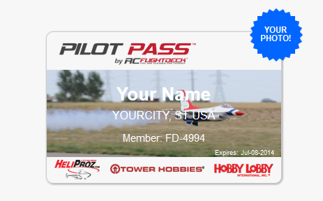 RC FlightDeck Pilot Pass