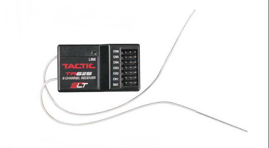 Tactic TR625 Six Channel 2.4GHz Twin Antenna Receiver