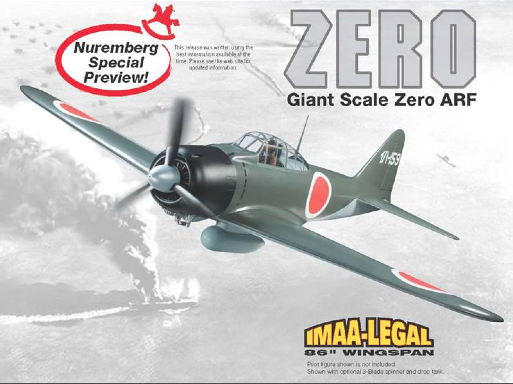 Top Flite Giant Scale Zero ARF