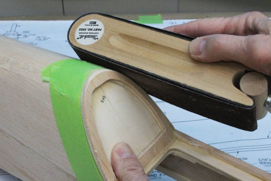 RC KITS: The Great Planes Ultra Sport 60 ... Finishing The Hatch Cover ...